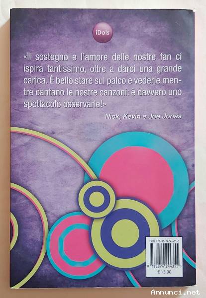 Crazy for Jonas Brothers di Sally Blank 1°Ed.Aliberti, aprile 2009 come ...